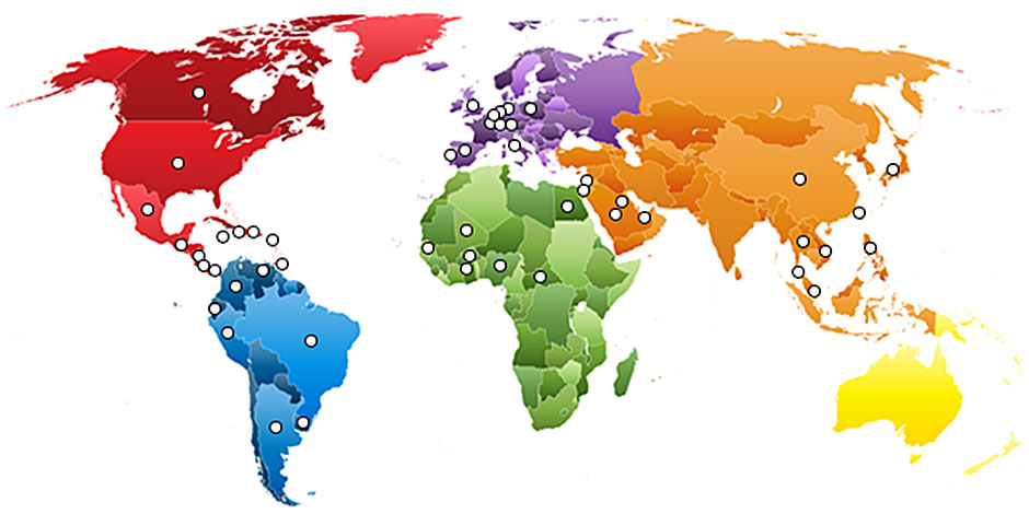 Geographic Reach - Global Strategy Management Consulting - GSD, LLC